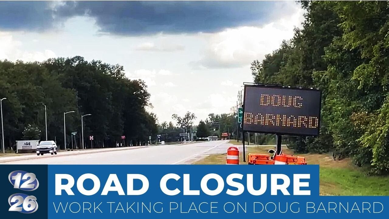 Drivers to see traffic cones, construction on Doug Barnard Parkway ...