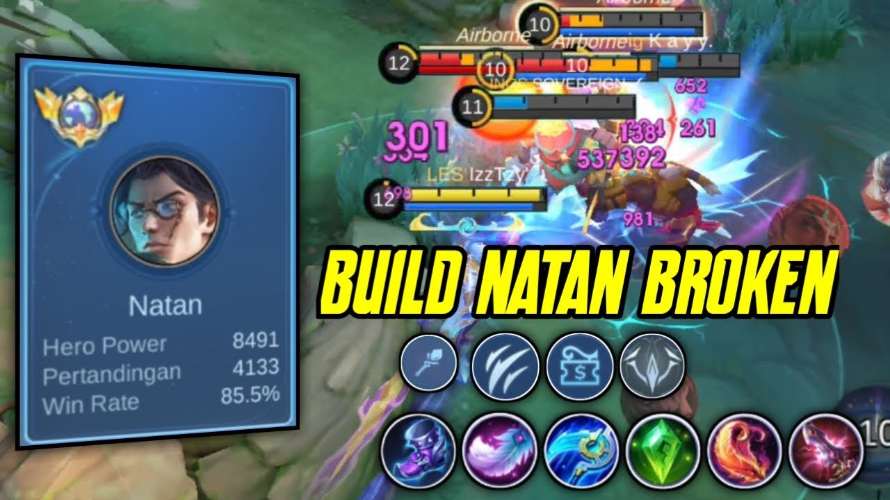 NATAN GAMEPLAY - BEST BUILD NATAN 2024 - BEST BUILD NATAN BROKEN AUTO ...