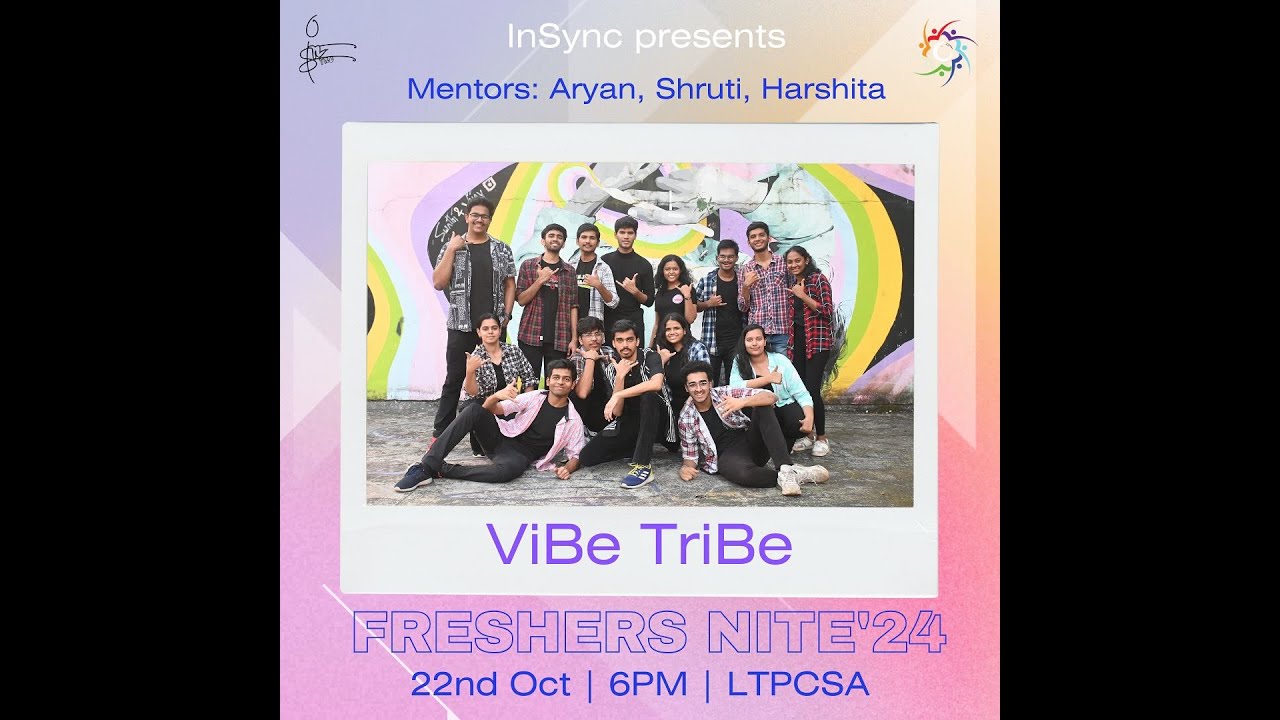 The Vibe Tribe | Freshiezza 2k24 | Group Dance Competition - YouTube