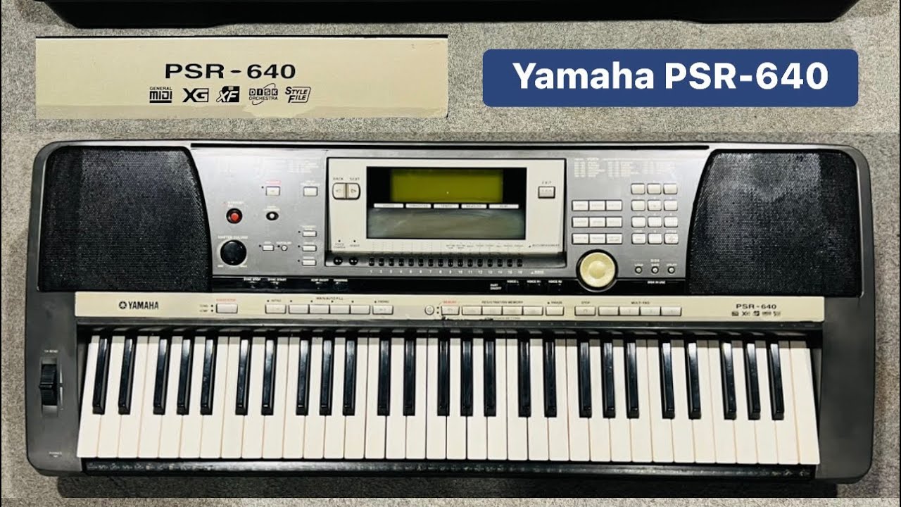 Yamaha Psr-640 keyboard 🎹 ( Wilsons music instruments Whatsapp no 03371476660 ) - YouTube