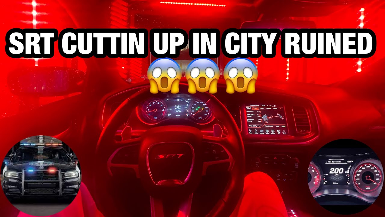 SRT NIGHT TIME POV RUINED… By COPS?! - YouTube