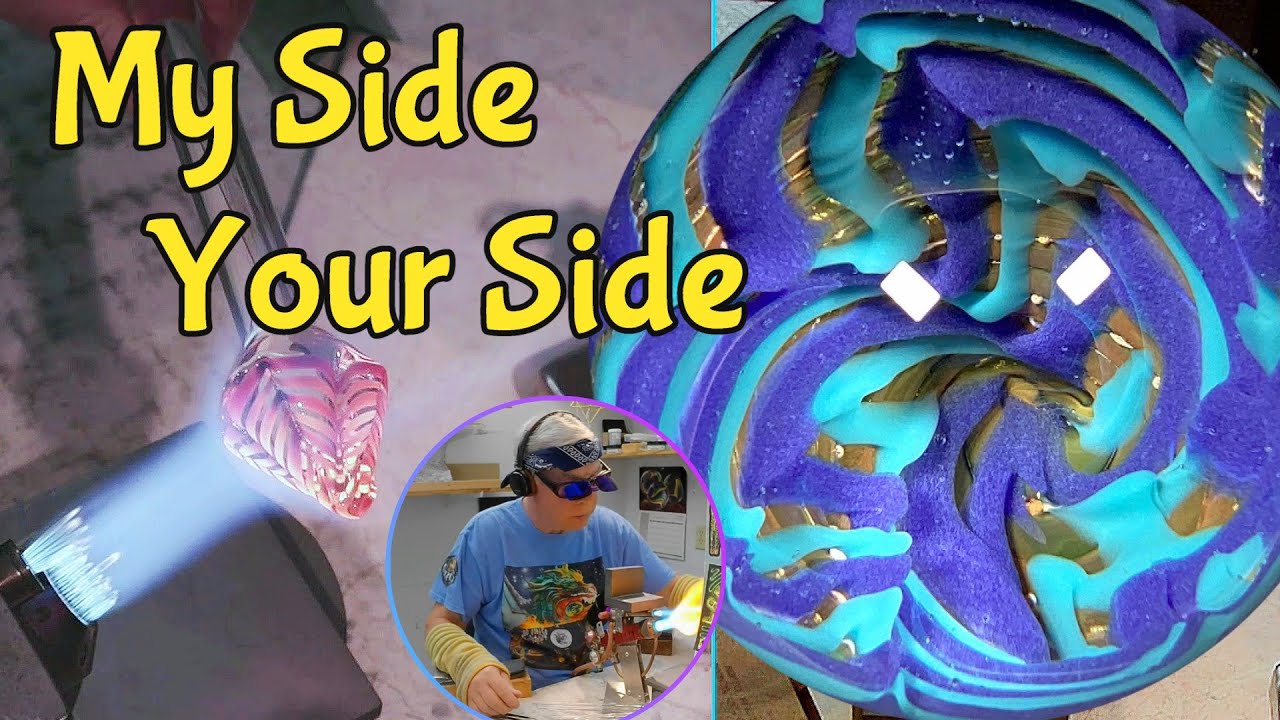 Glassblowing Demo of this Borosilicate Vortex Marble / “My Side, Your Side” / Episode #87 - YouTube