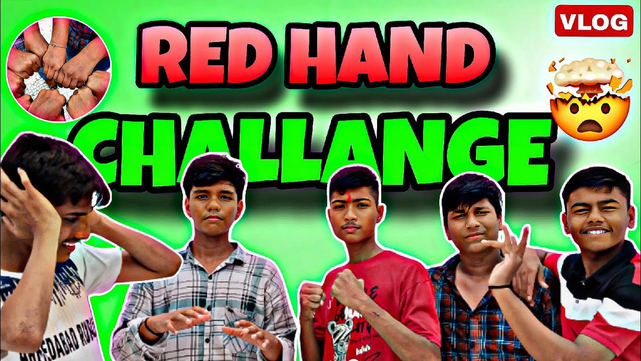 🎯 Red Hand Challenge | Fun Reaction Prank with Friends – Try Not To ...