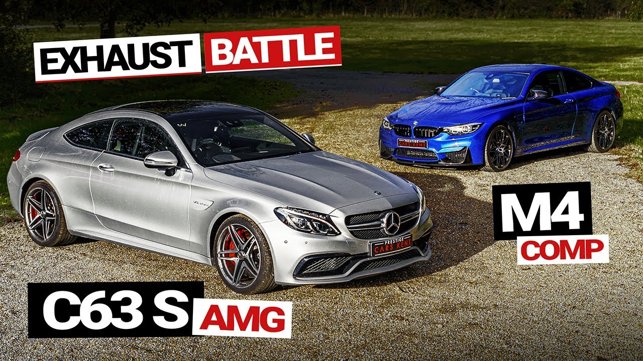 BMW M4 Competition VS Mercedes-AMG C63 S // Exhaust BATTLE! - YouTube