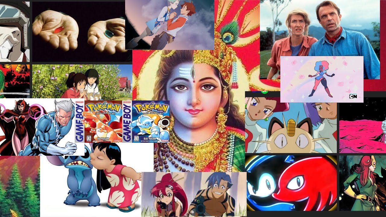 Red Lady + Blue Man: Pop Culture Archetypes - YouTube