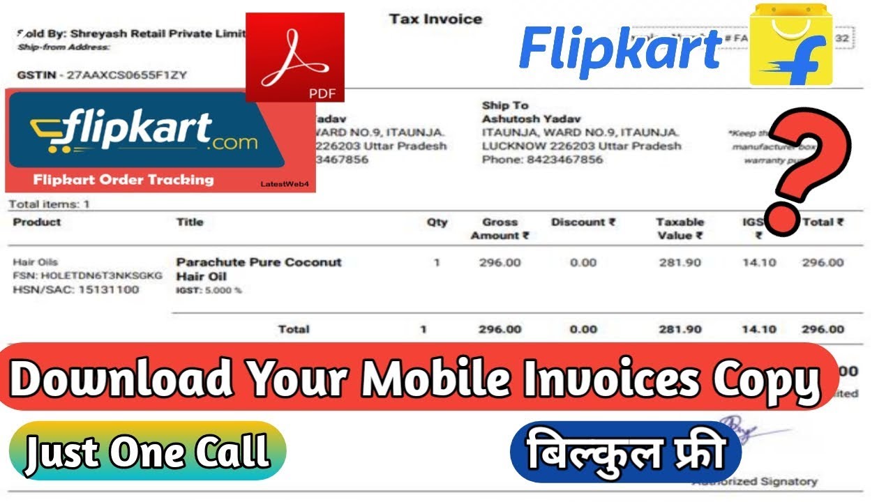 How To Download Products Bill invoice From Flipkart Lost Your Mobile how-to-download-products-bill-invoice-from-flipkart-lost-your-mobile
