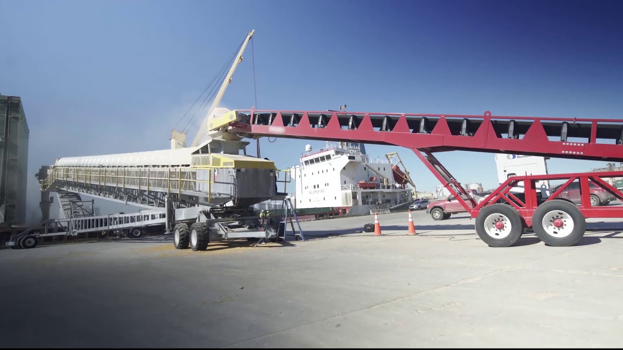 PROSTACK - Telson Transportador de Material a granel - Carga De Barco ...