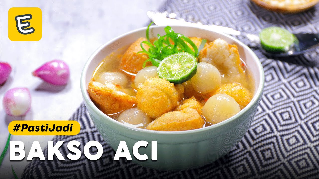 Resep Bakso Aci - YouTube
