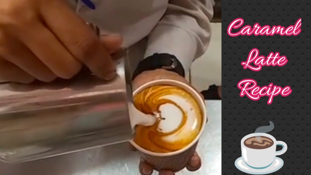 how to make 3 caramel latte art special coffee - YouTube