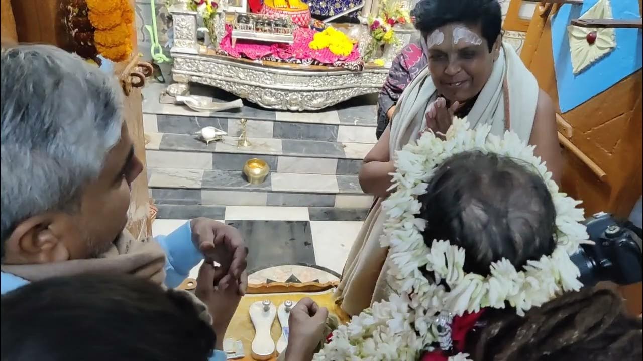 Sri Sri 108 Binod Bihari Das babaji Maharaj at Dhameswar Gouranga Mahaprabhu Mandir. Nabadwip ...