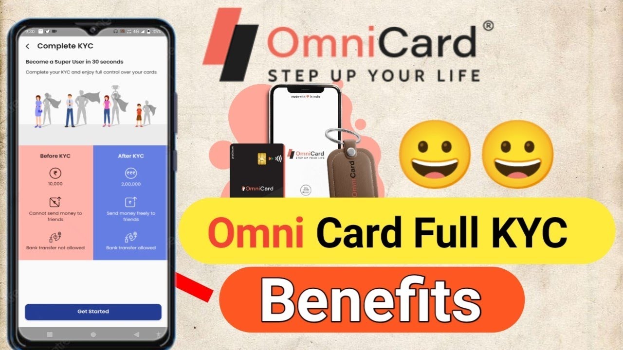 How To Complete KYC in Omni Card Omnicard Account Full KYC Kaise Kare ...