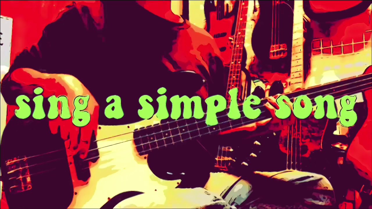 sing a simple song (Bass Play along) - YouTube