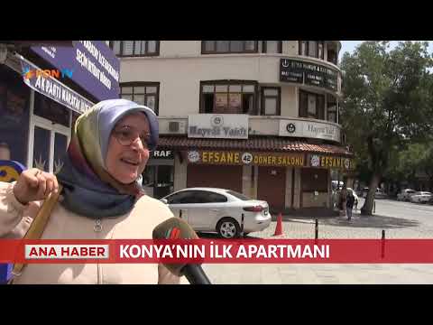 Konya'nın ilk apartmanı