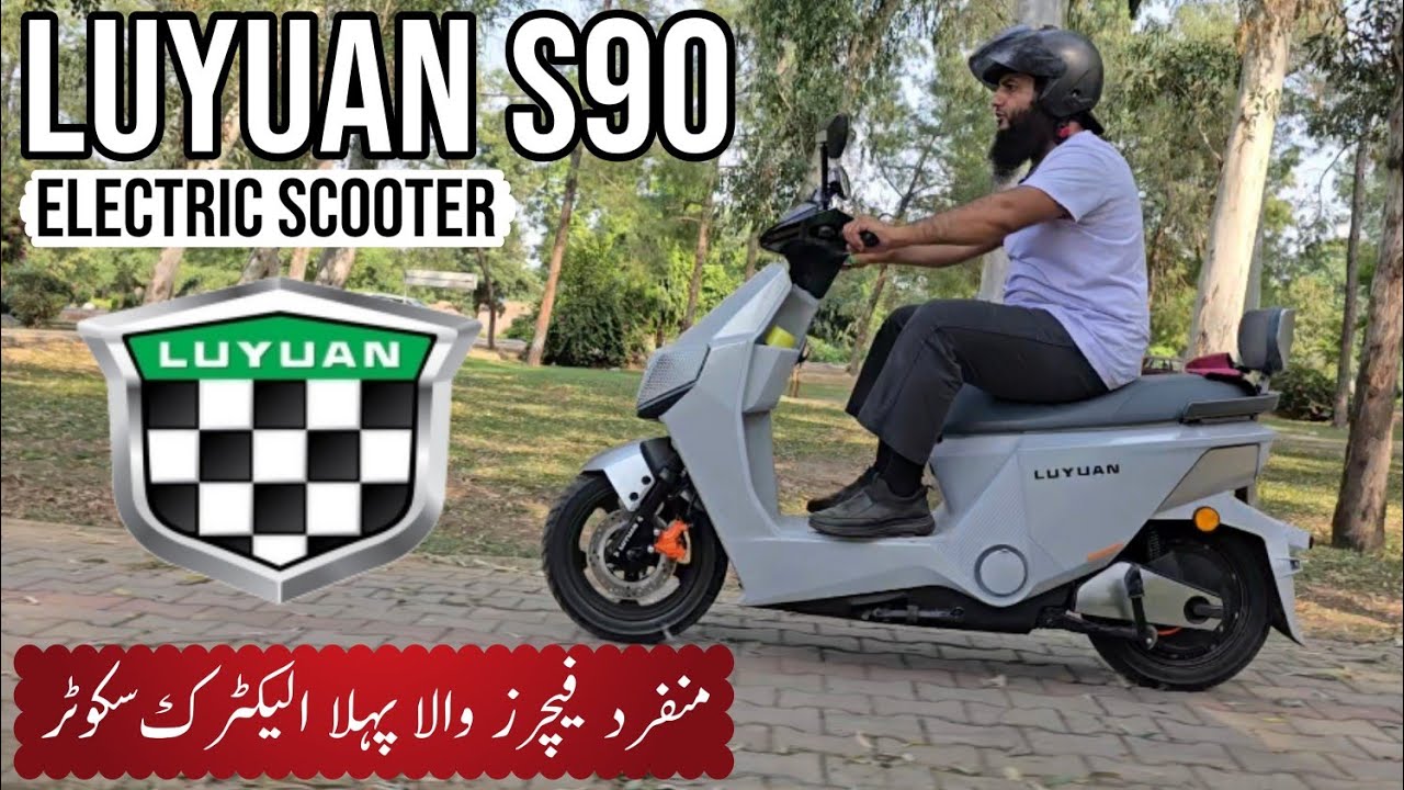 Luyuan S90 Electric Scooter Detailed Review - YouTube