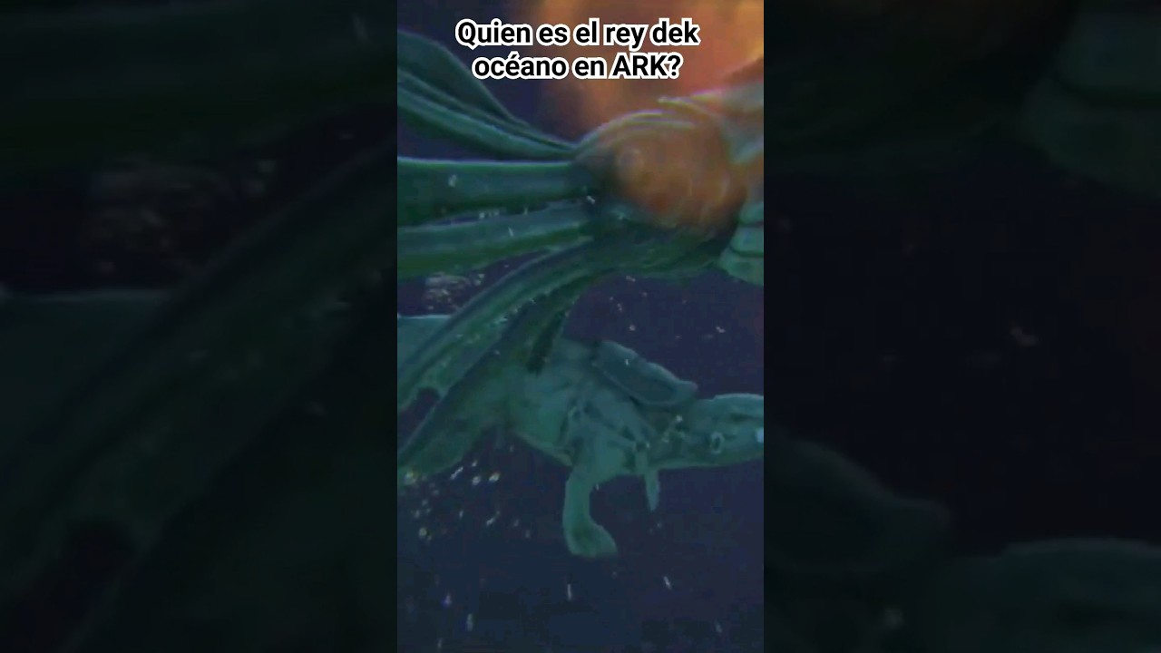 QUIÉN ES EL REY DEL OCÉANO EN ARK? Mosa VS Tusoteuthis #lavelociblue # ...