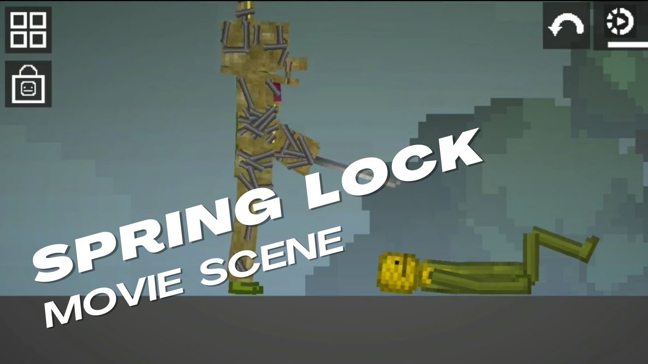 Melon Sandbox FNAF Spring Lock Movie Scene pt. 2 #gaming #melonplay ...