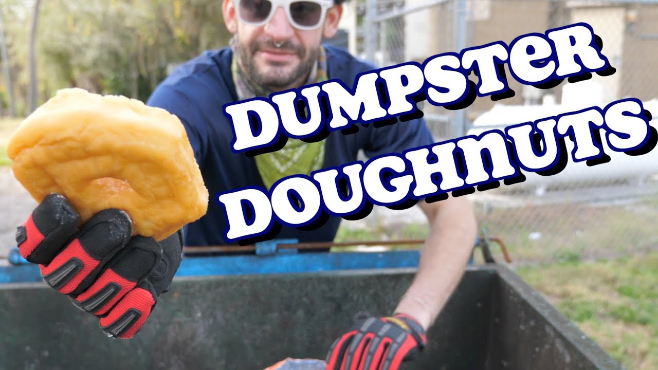 Dumpster Doughnuts with a Dumpster Diving Pro - YouTube