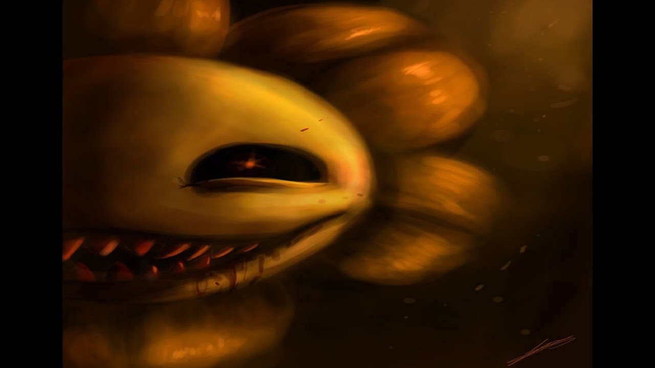 Flowey The Flower First Encounter Voice Act - YouTube