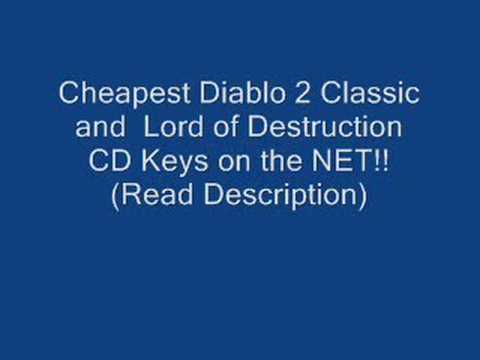 Cheap Diablo 2 Cd Keys!!! - YouTube