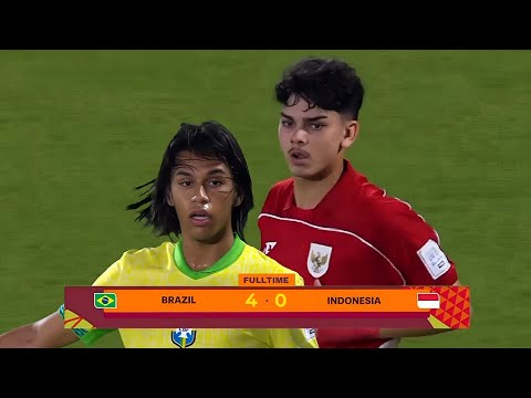 FULL HIGHLIGHT INDONESIA U-17 VS BRAZIL U-17 !! FIFA WORLD CUP U-17 QATAR 2025 | ASPIRE ZONE FANSCAM