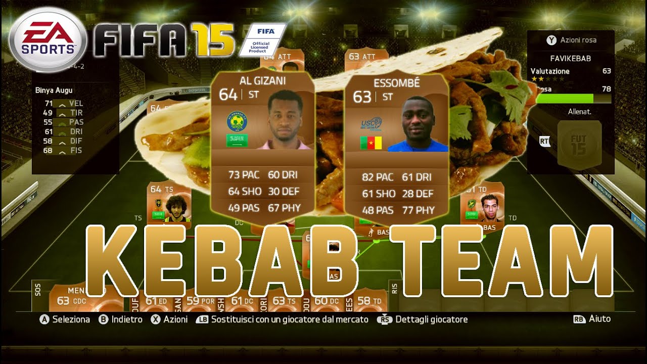 SQUAD BUILDER: KEBAB TEAM MERDA? - Fifa 15 Ultimate Team iTA - YouTube