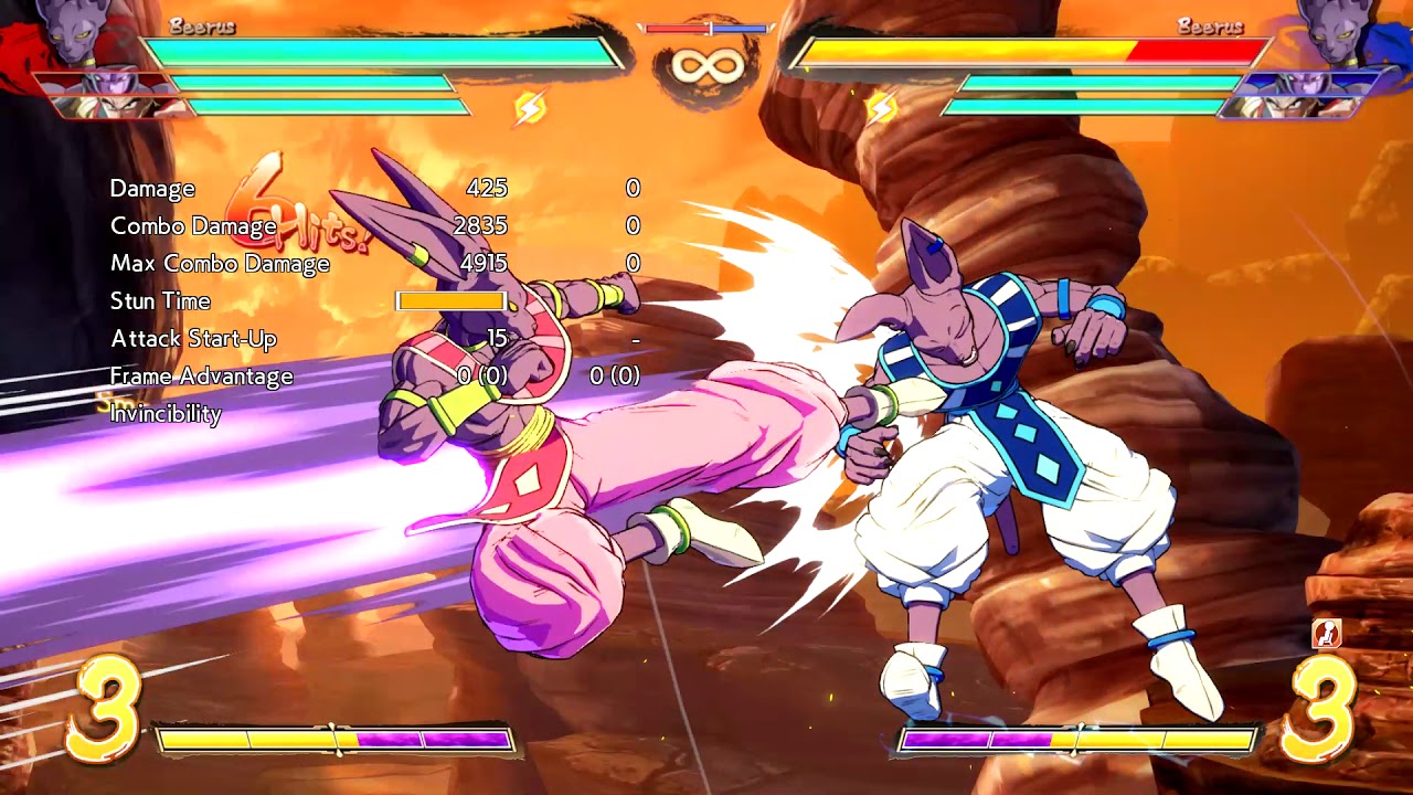 DBFZ Season 3 Beerus post vanish shenanigans part 2 - YouTube