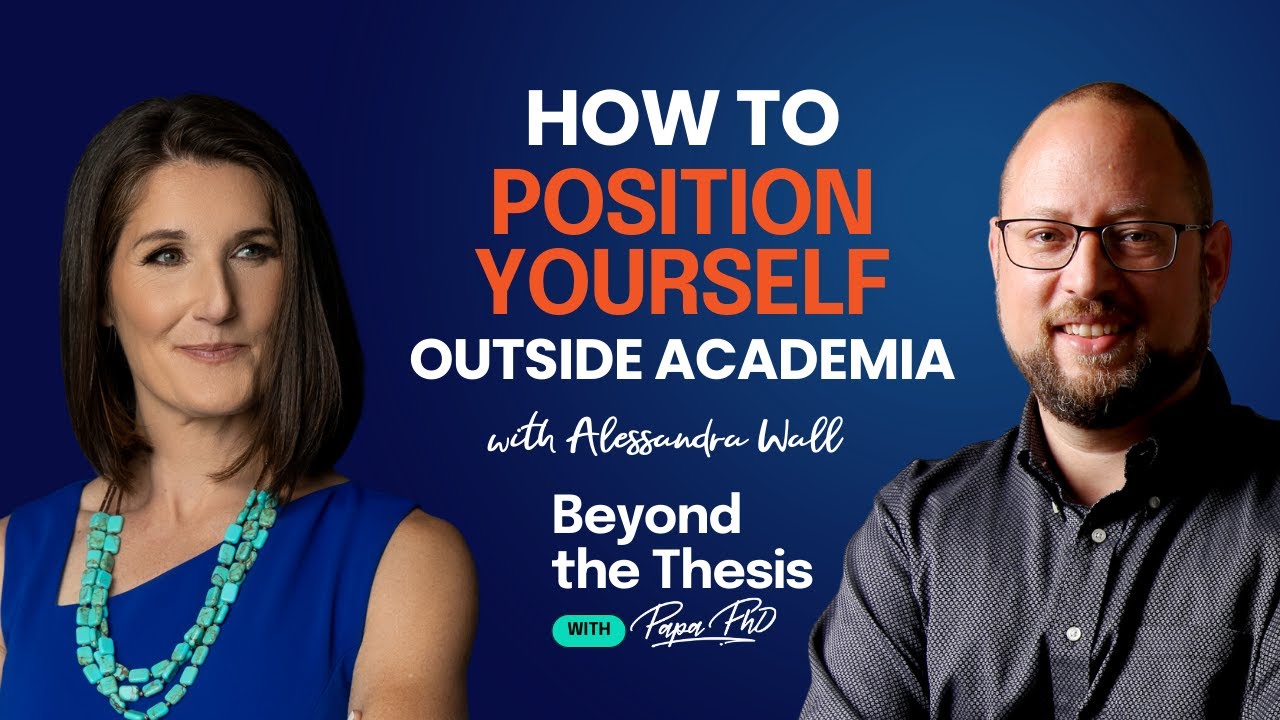 How to Position Yourself Outside Academia - YouTube