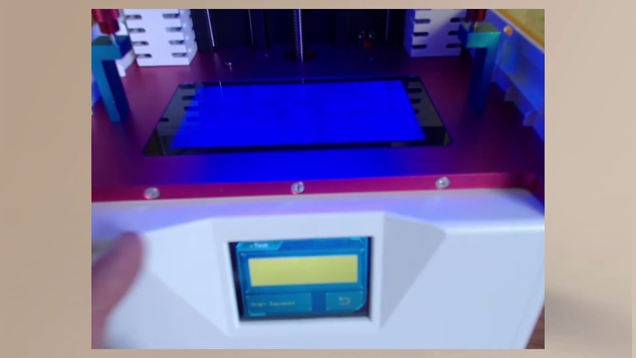 Anycubic Photon S Course LCD Detection Test - YouTube