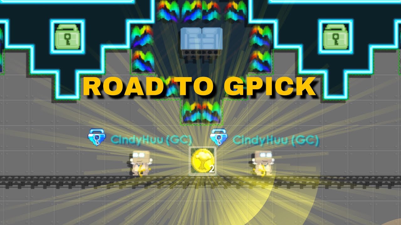 GROWTOPIA | GETTING GOLDEN PICKAXE - YouTube