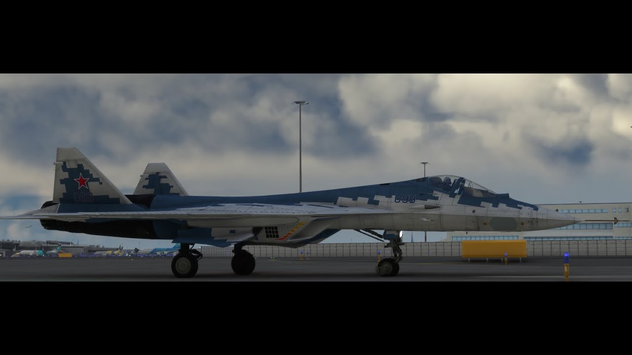 Sukhoi SU-57 - Flying from Dulles Airport to JFK Airport New York with ...