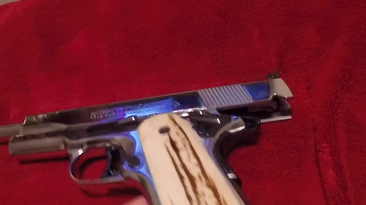 Fords Gun refinishing review colt gold cup - YouTube