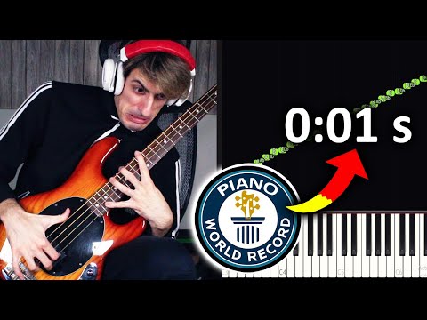 PIANO Speedrun WORLD RECORD (0.01s ) - Response to Davie504