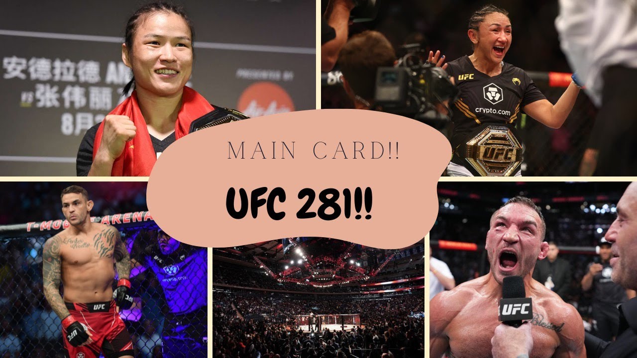 UFC 281 Main Card Prediction video!!! - YouTube
