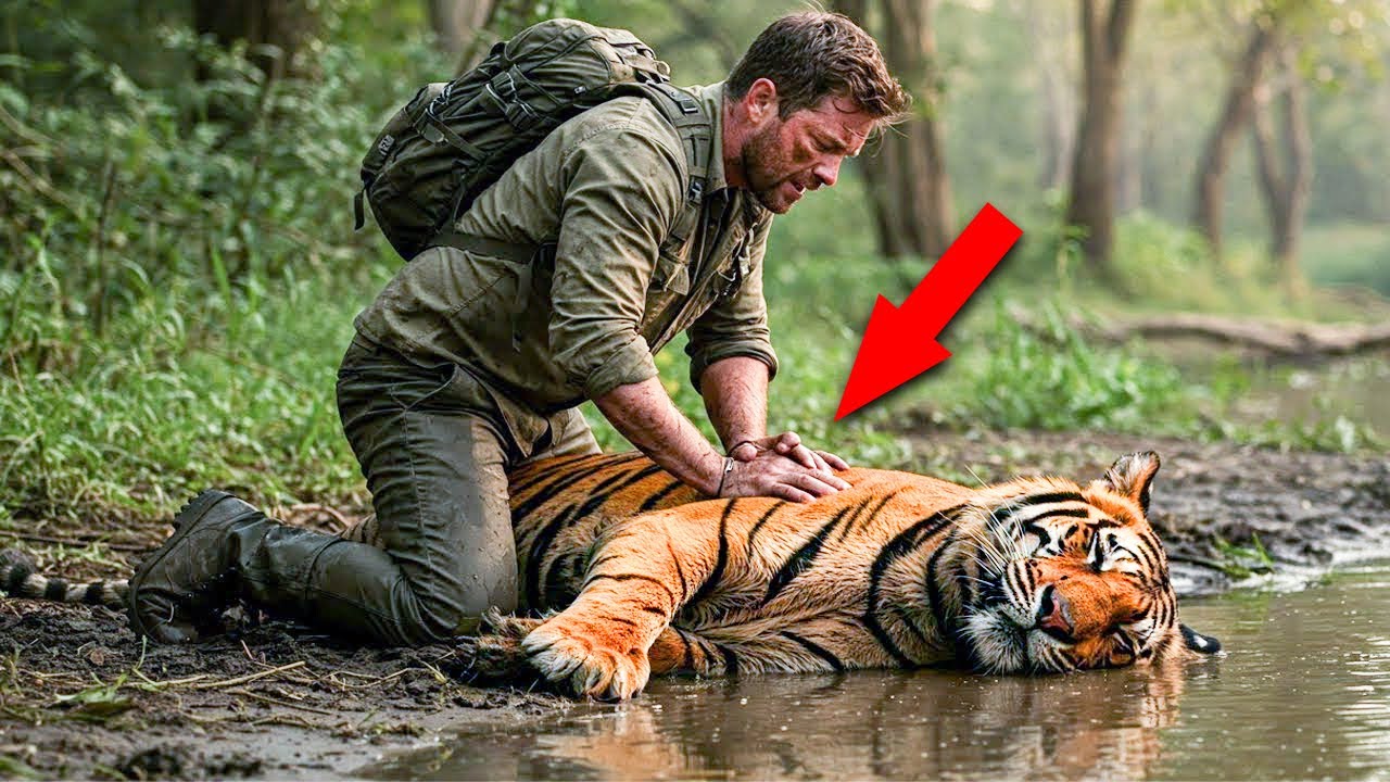 He Saved a Drowning Tiger… Then Something Incredible Happened - YouTube