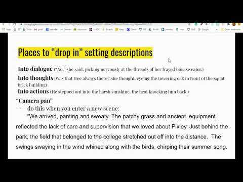 Vivid Setting Descriptions - YouTube