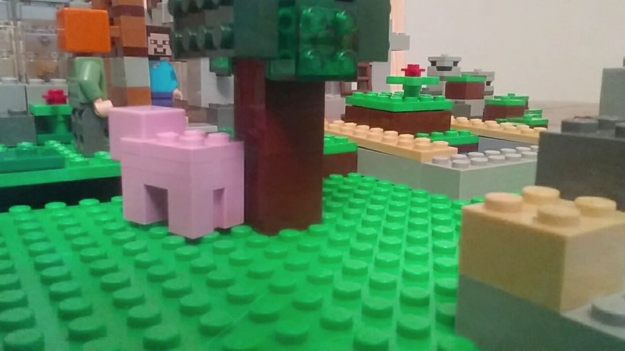 Lego Minecraft stop motion 2 - YouTube
