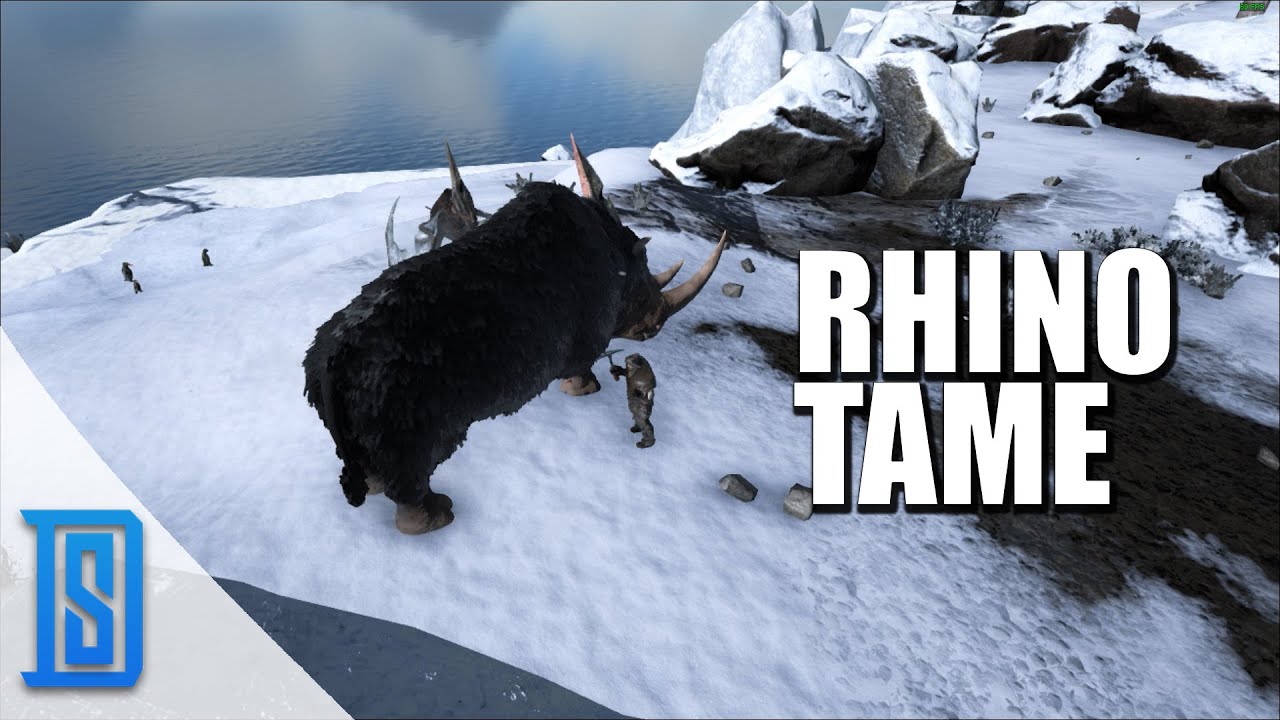 Ark: Survival Evolved-Season 7 P.8- WOOLLY RHINO TAMING/WINTER KINGDOM ...