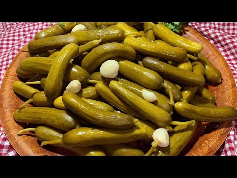 Kütür kütür Ankara çubuk turşusu #cucumber #turşu