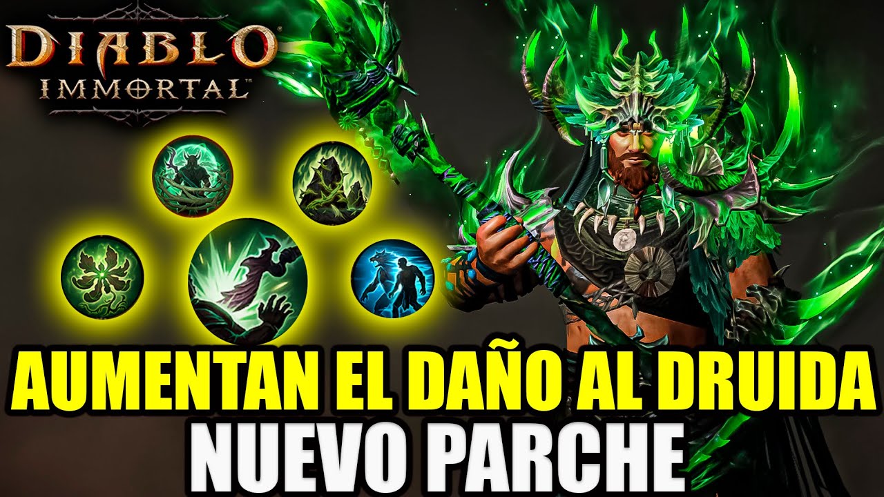 AUMENTAN el DAÑO del DRUIDA Tier "S" - Diablo Immortal 💥 - YouTube