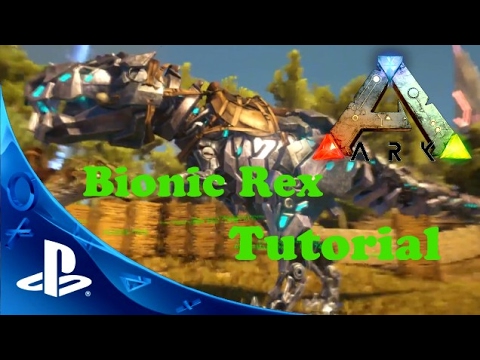 ARK PS4 BIONIC REX FREISCHALTEN TUTORIAL Ark Survival Evolved PS4 ...