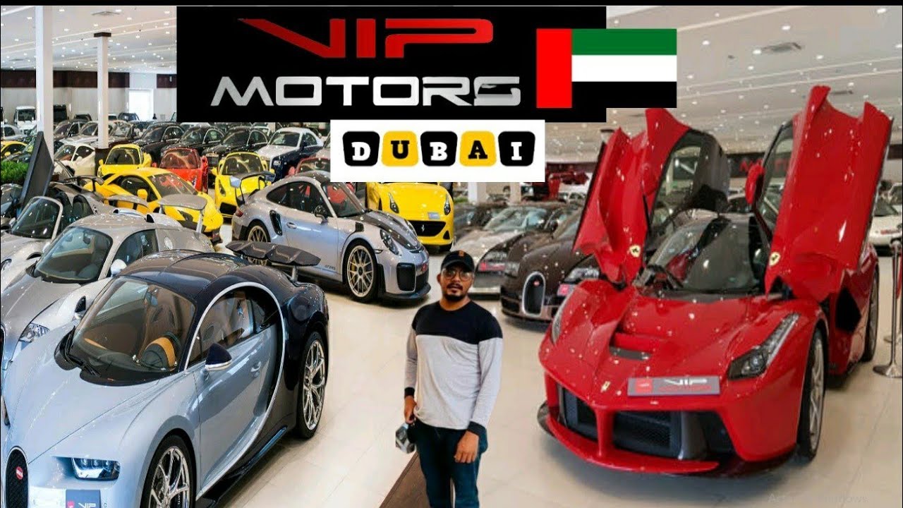 BIGGEST LUXURY CAR SHOWROOM TOUR IN DUBAI | VIP MOTORS DUBAI TOUR - YouTube