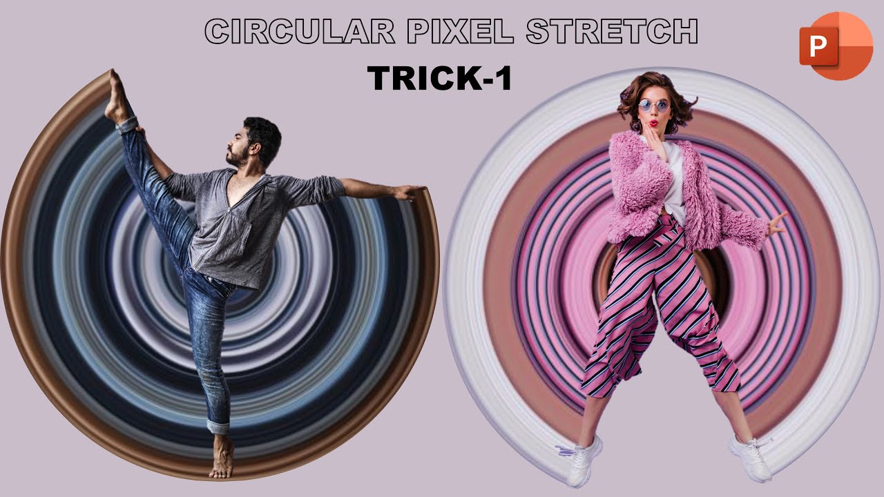 Creating a Circular Pixel Stretch Effect in PowerPoint | Pixel Stretch ...
