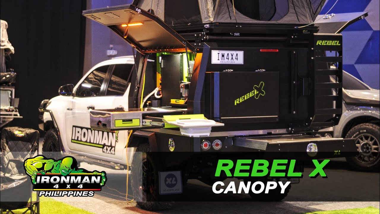 IRONMAN 4X4 - REBEL X CANOPY | XL SERVICE BODY - YouTube