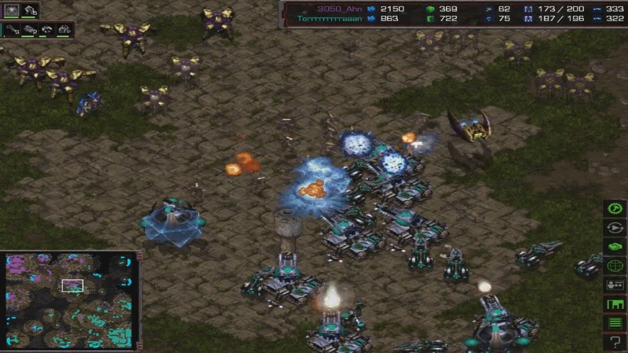 StarCraft: Remastered 星际争霸: 重制版 1 Protoss vs 1 Terran 스타크래프트 리마스터 Map ...