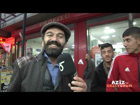 Kanal 65 Aziz le Geziyorum 3 . bölüm Van taraftar sokak, Van Şemsiyeli sokak, Van da künefe lezzeti