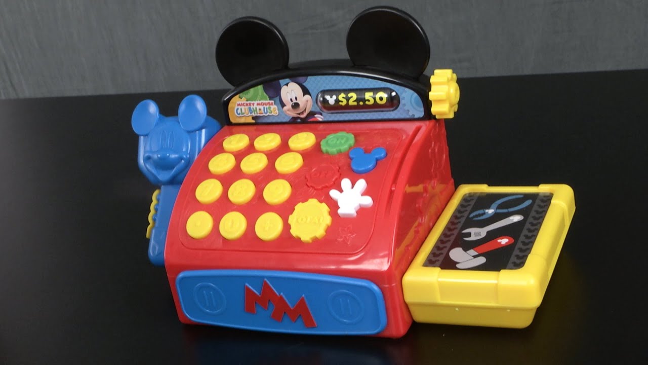 Mickey Mouse Clubhouse Cash Register from Just Play - YouTube