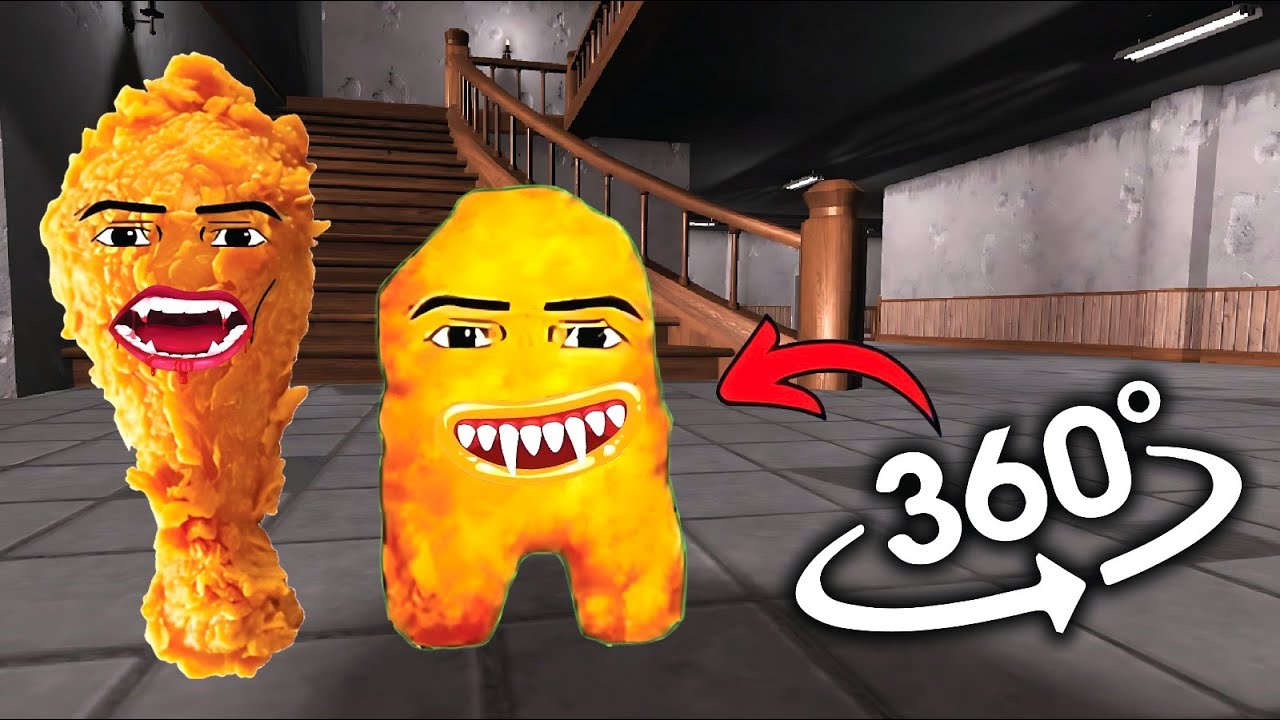 Gegagedigedagedago meme chasing you but it's 360 degree video #2 ...