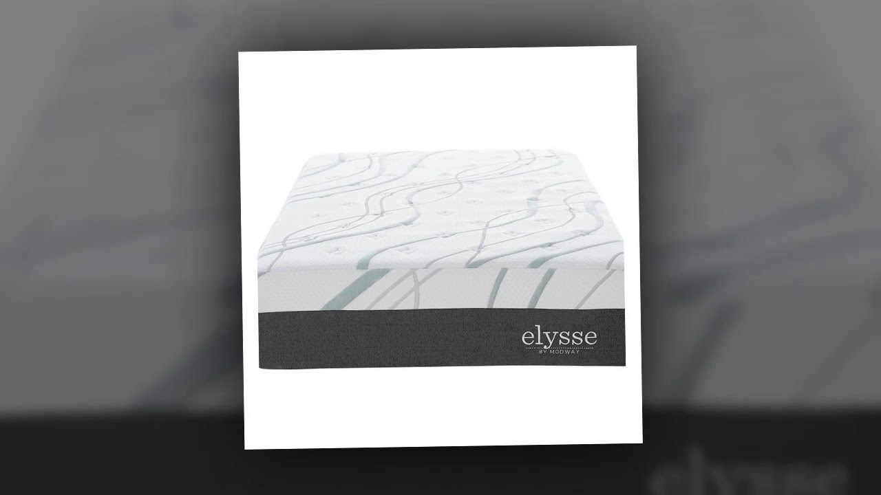 Modway Elysse 12 Twin Cooling Hybrid Mattress CertiPUR US Certified ...