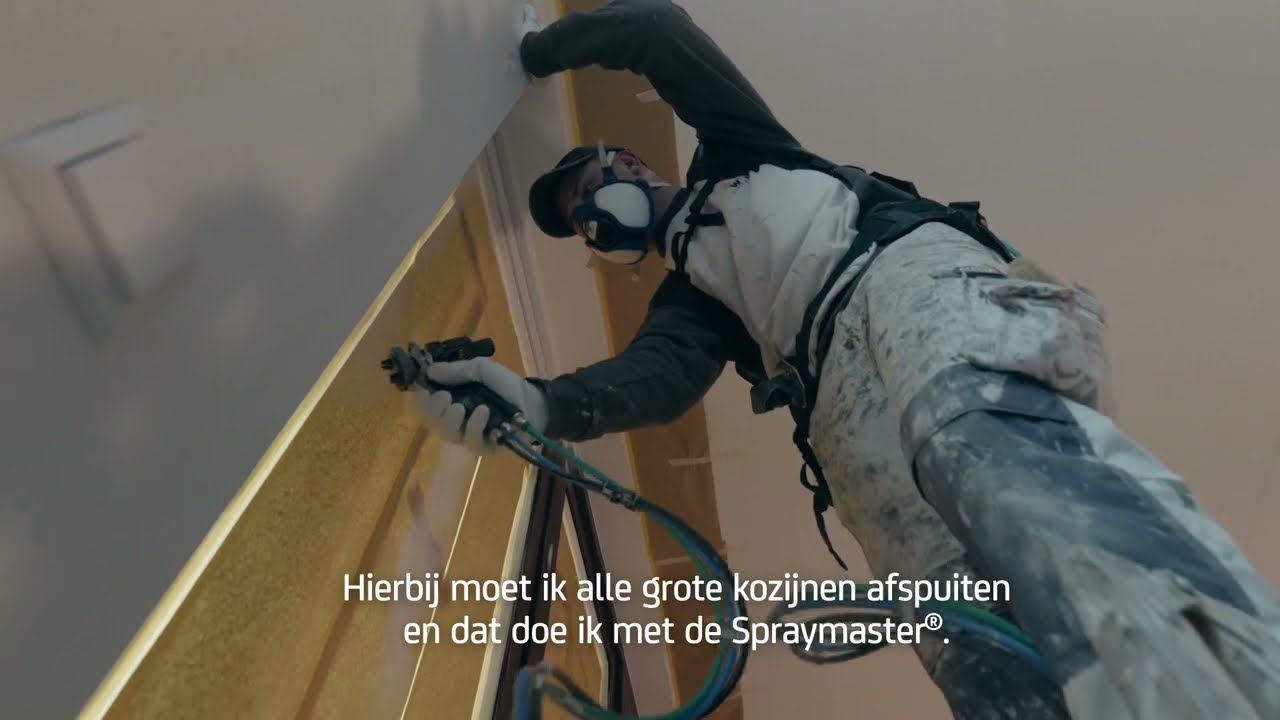 Apartementcomplex Zwanenburg met Sigma S2U Nova Spray Satin gespoten met PPG SprayMaster. - YouTube