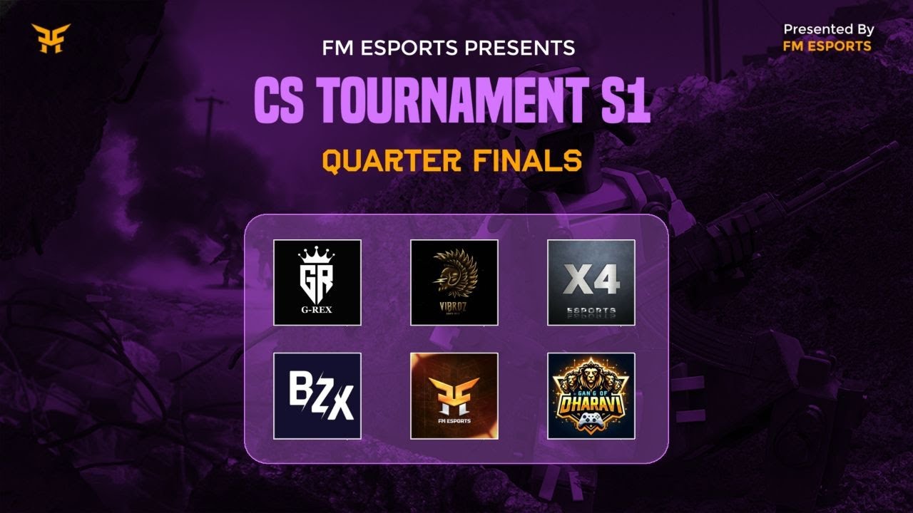 FM ESPORTS PRESENTS CS TOURNAMENT QUARTER FINALS | IMPACT NETFLIX | # ...